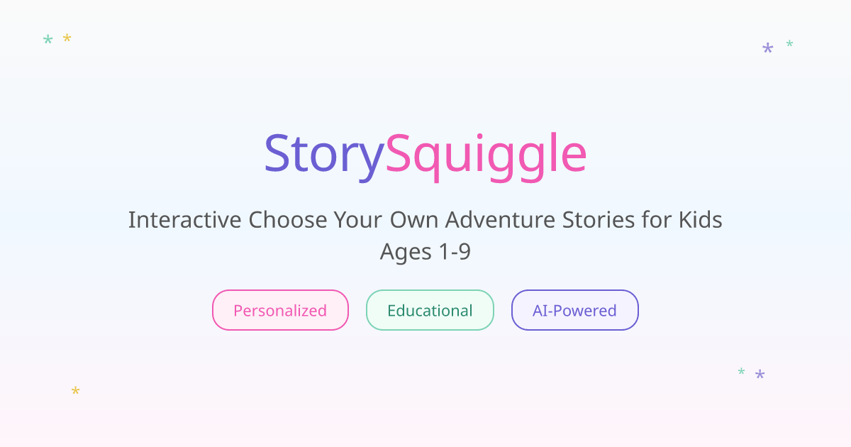StorySquiggle - Interactive Story Adventures